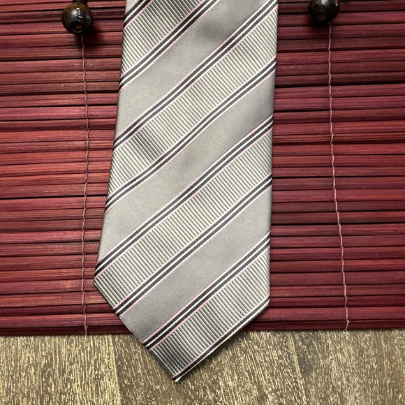 Accessories | Donald Trump Tie Gray With Light Pink Pinstripes | Poshmark